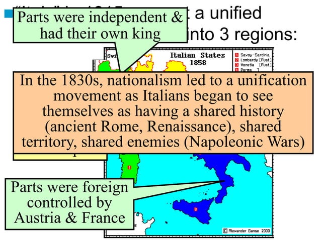 Unification of Italy and Germany PowerPoint | PPT | Politics