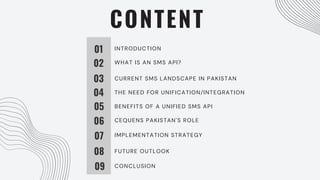 Unification of SMS API in Pakistan | Best SMS API Service Provider | PDF