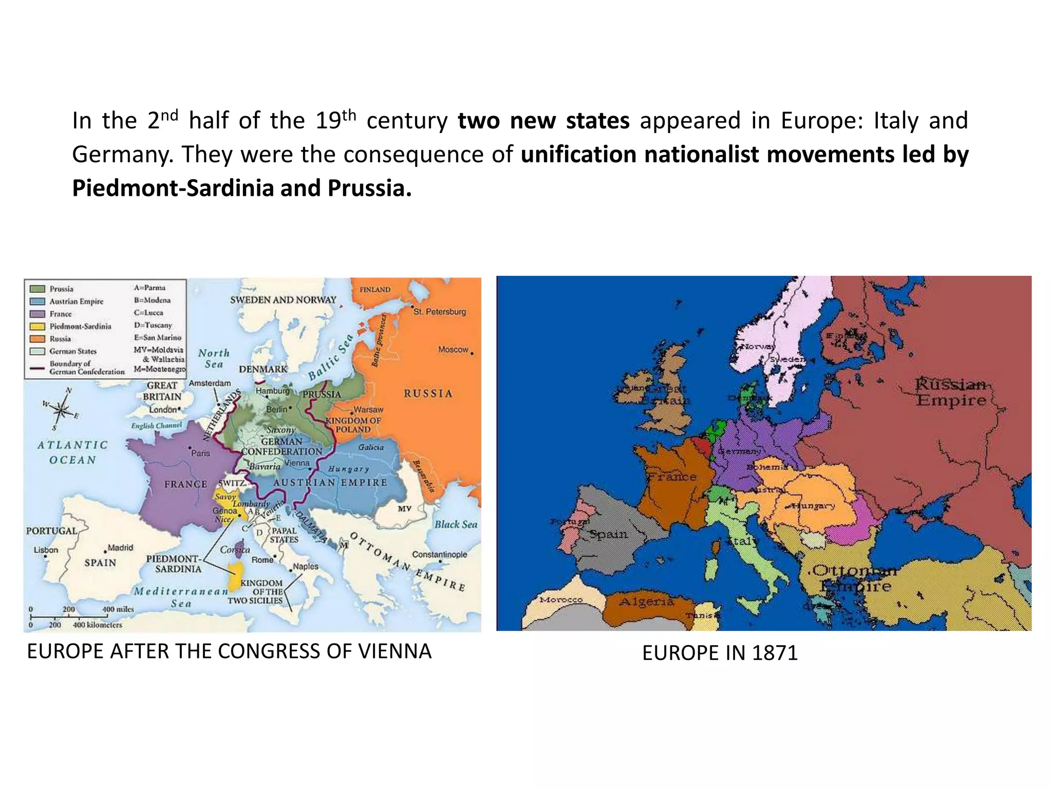 Unifications of Italy and Germany | PPTX