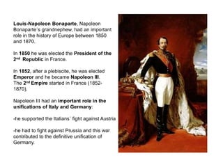 Unifications of Italy and Germany | PPTX