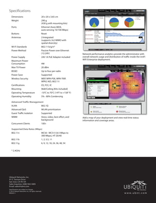 Uni fi datasheet | PDF