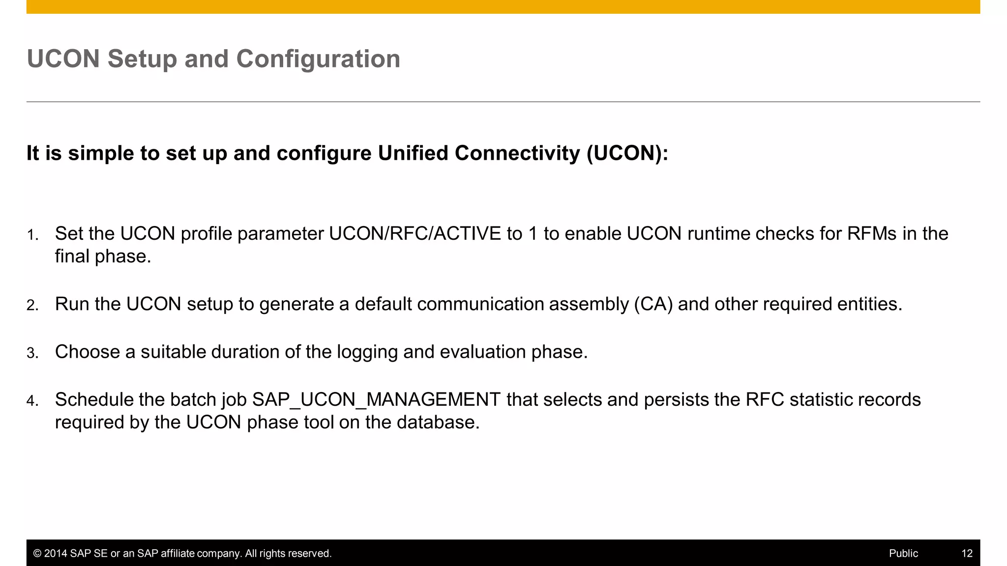 Unified Connectivity (UCON) for SAP NetWeaver Overview | PDF
