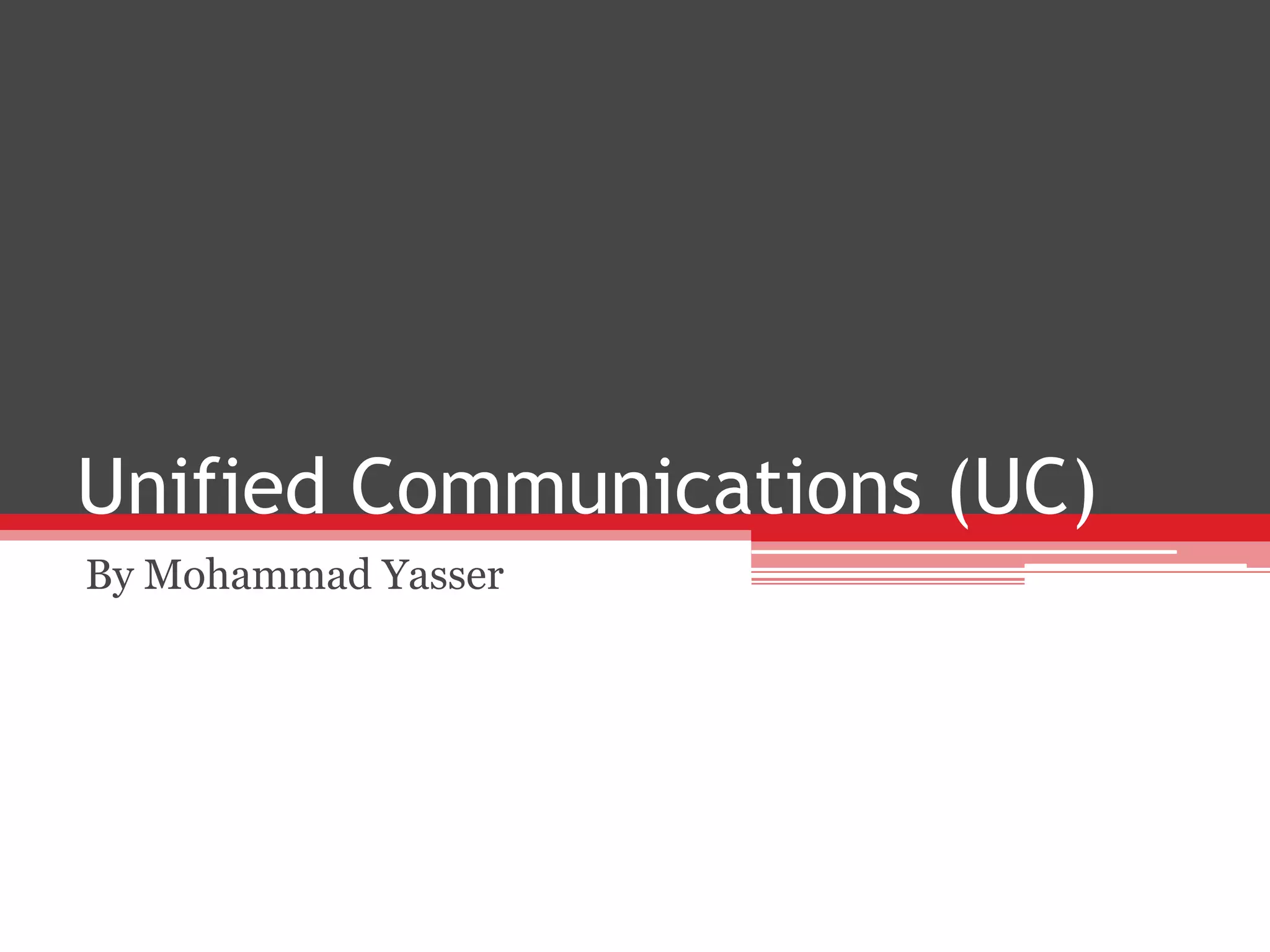Unified communications (uc) | PPSX