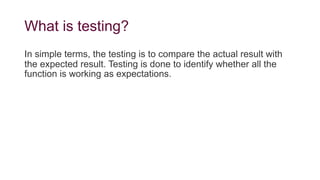 Unified Functional Testing Prelim Pptx