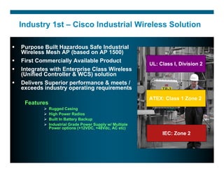 Unified industrial wireless networks (cisco) | PDF