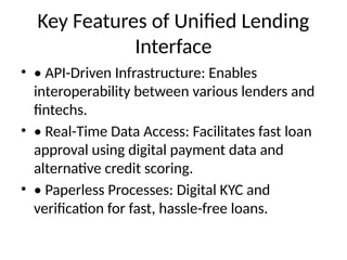 Unified Lending Process Bhartpe by ChatGPT | PPT