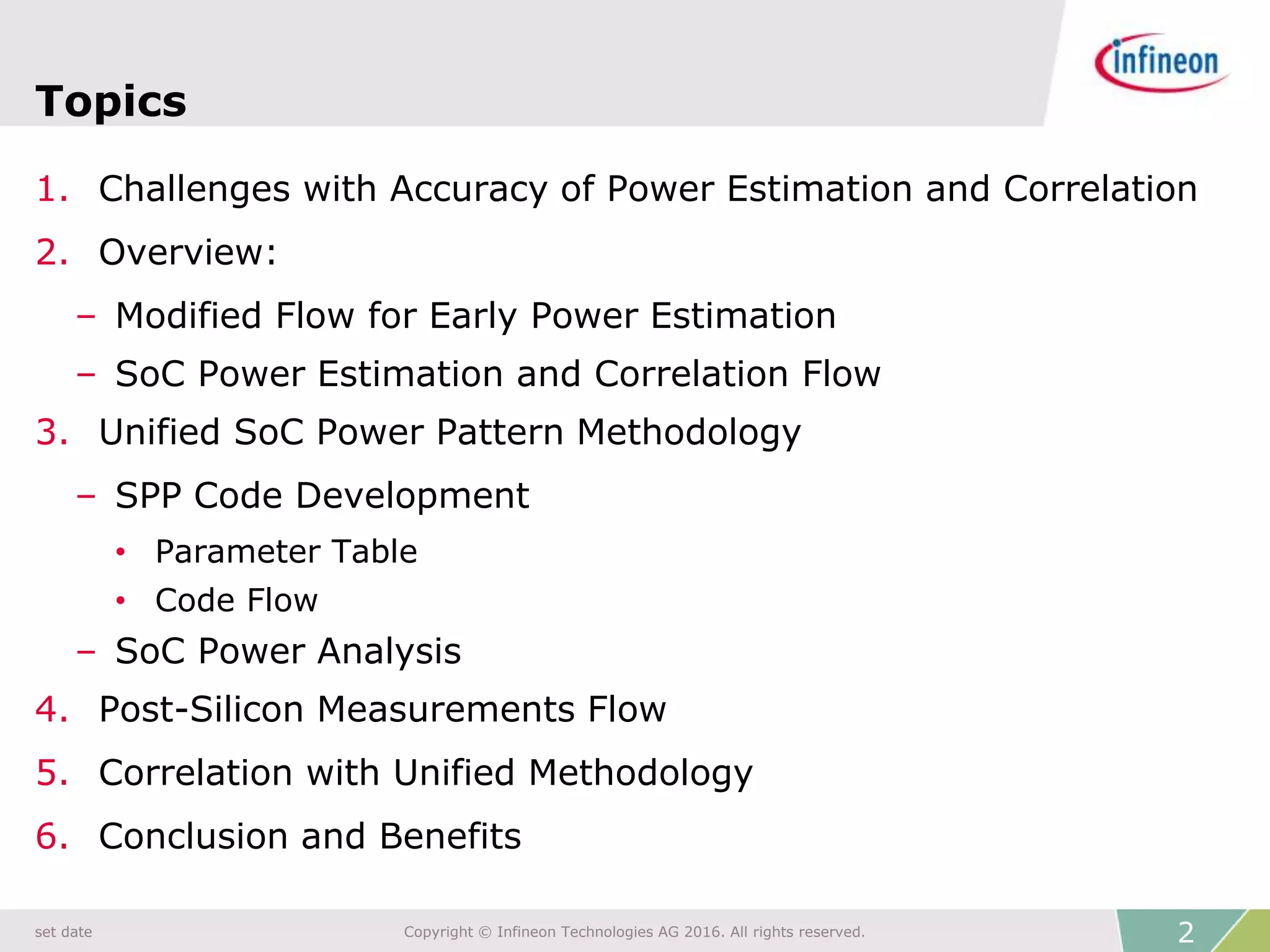 Unified methodology for effective correlation of soc power | PPTX