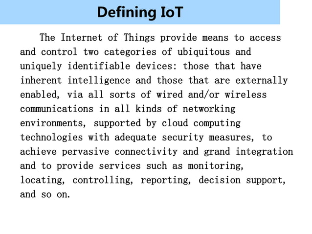 Unified Middleware for Internet of Things | PDF | Internet of Things | Internet
