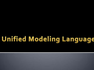 Unified modeling language | PPTX
