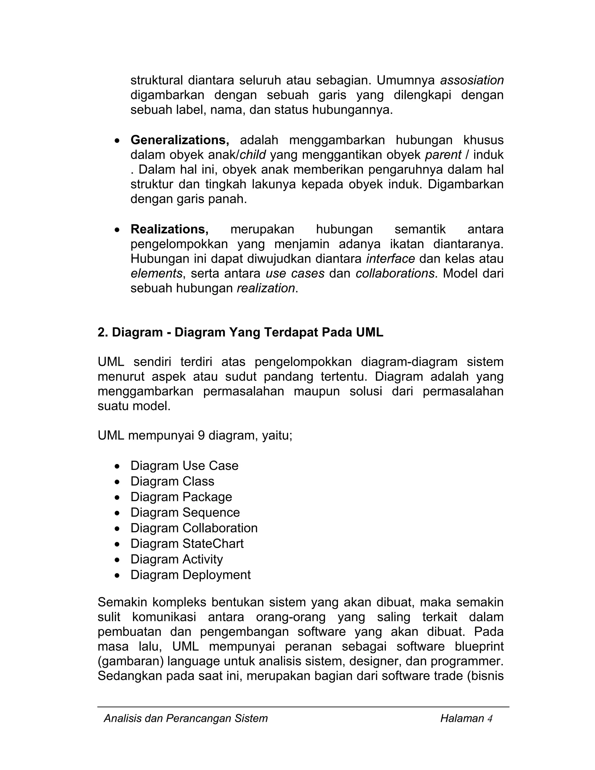 Modul Unified modeling language (UML) | PDF