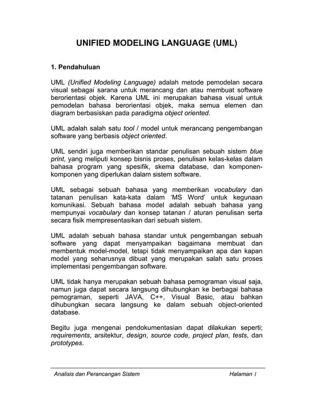 Modul Unified modeling language (UML) | PDF