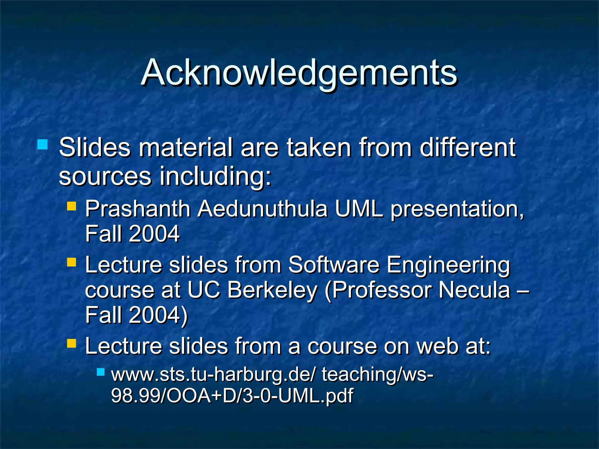 Unified Modeling Language | PPT