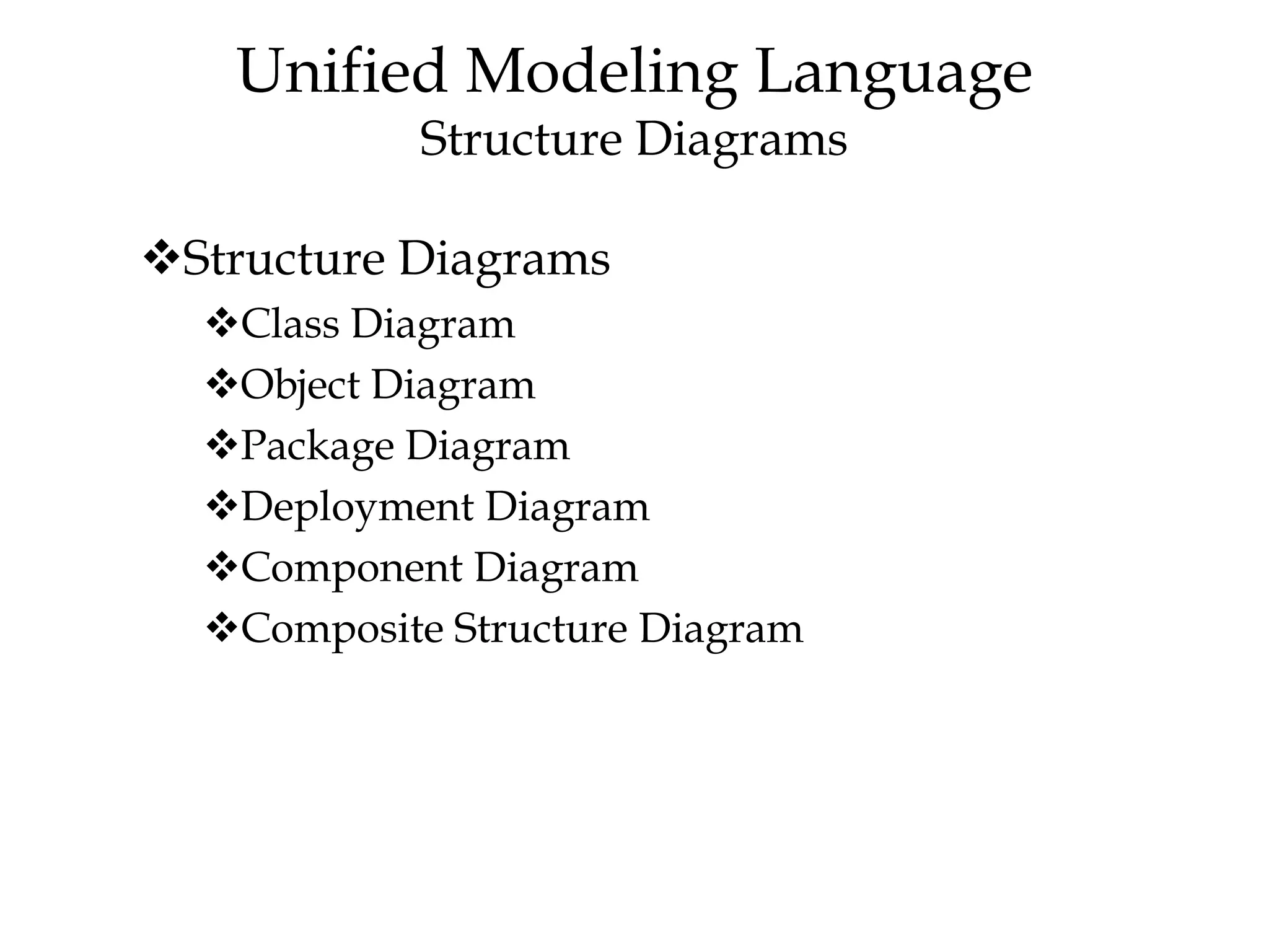 Unified Modeling Language Ppt