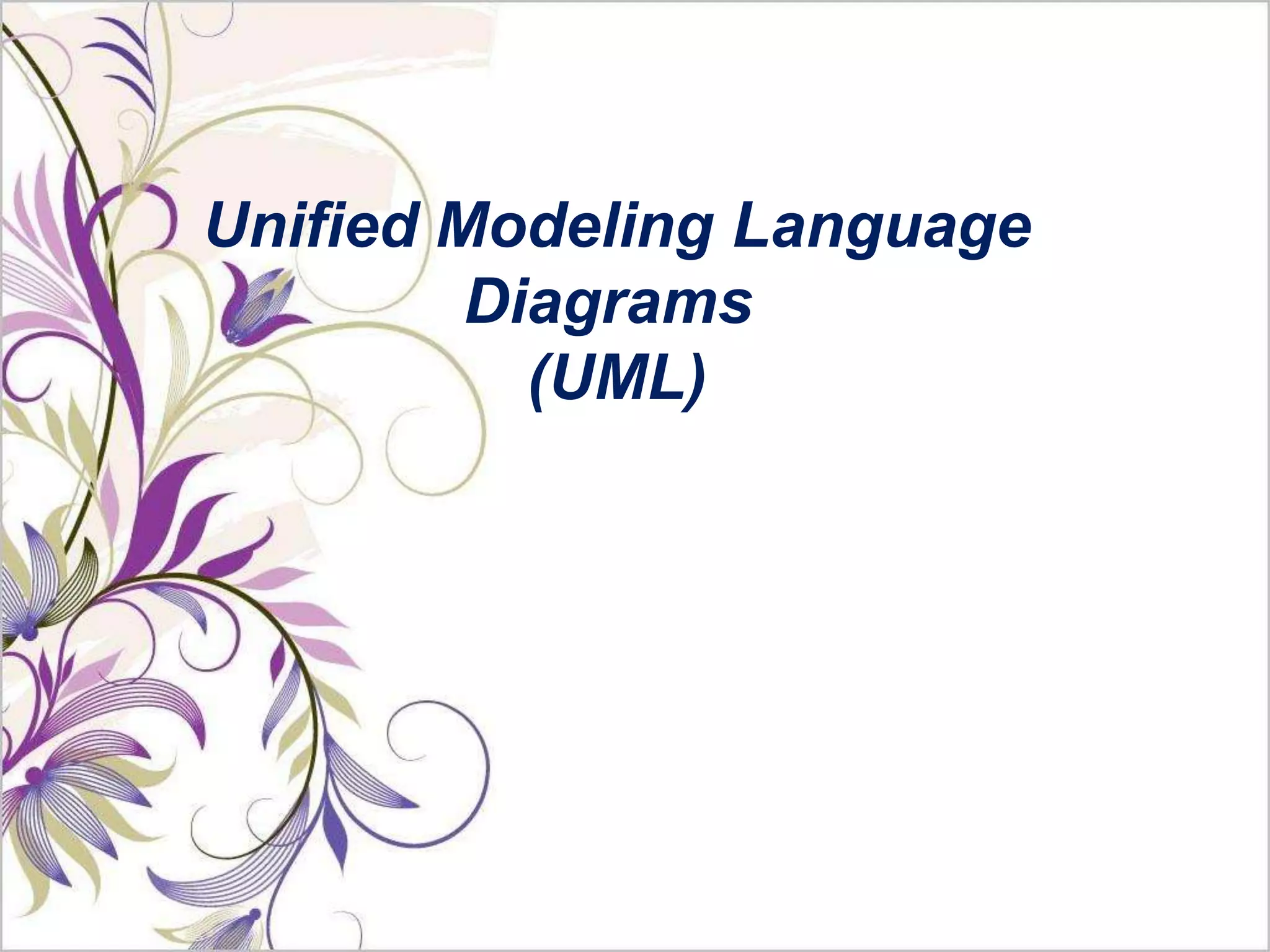 Unified modeling language diagrams | PPT