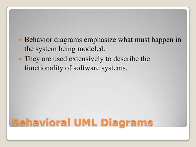 Unified modelling language (UML) | PPTX | Graphics Software | Computer Software and Applications