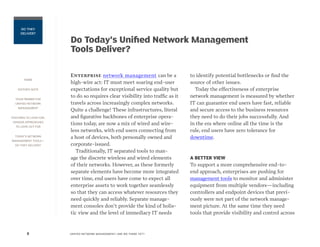 Unified networkmanagement final | PDF
