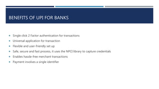 Unified payments interface (upi) | PPTX