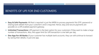 Unified payments interface (upi) | PPTX