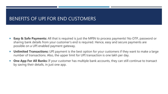 Unified payments interface (upi) | PPTX