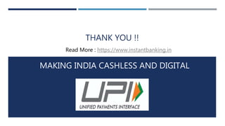 Unified payments interface (upi) | PPTX
