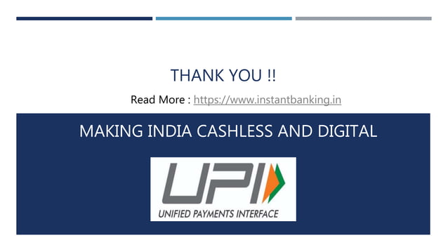 Unified payments interface (upi) | PPTX