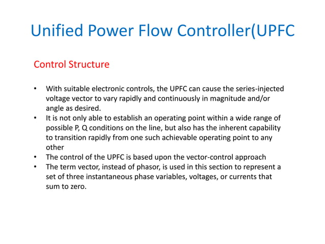 Unified Power Flow Controller(upfc) 2 | PPTX | Radio Control | Hobbies ...