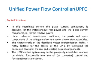 Unified Power Flow Controller(upfc) 2 | PPTX