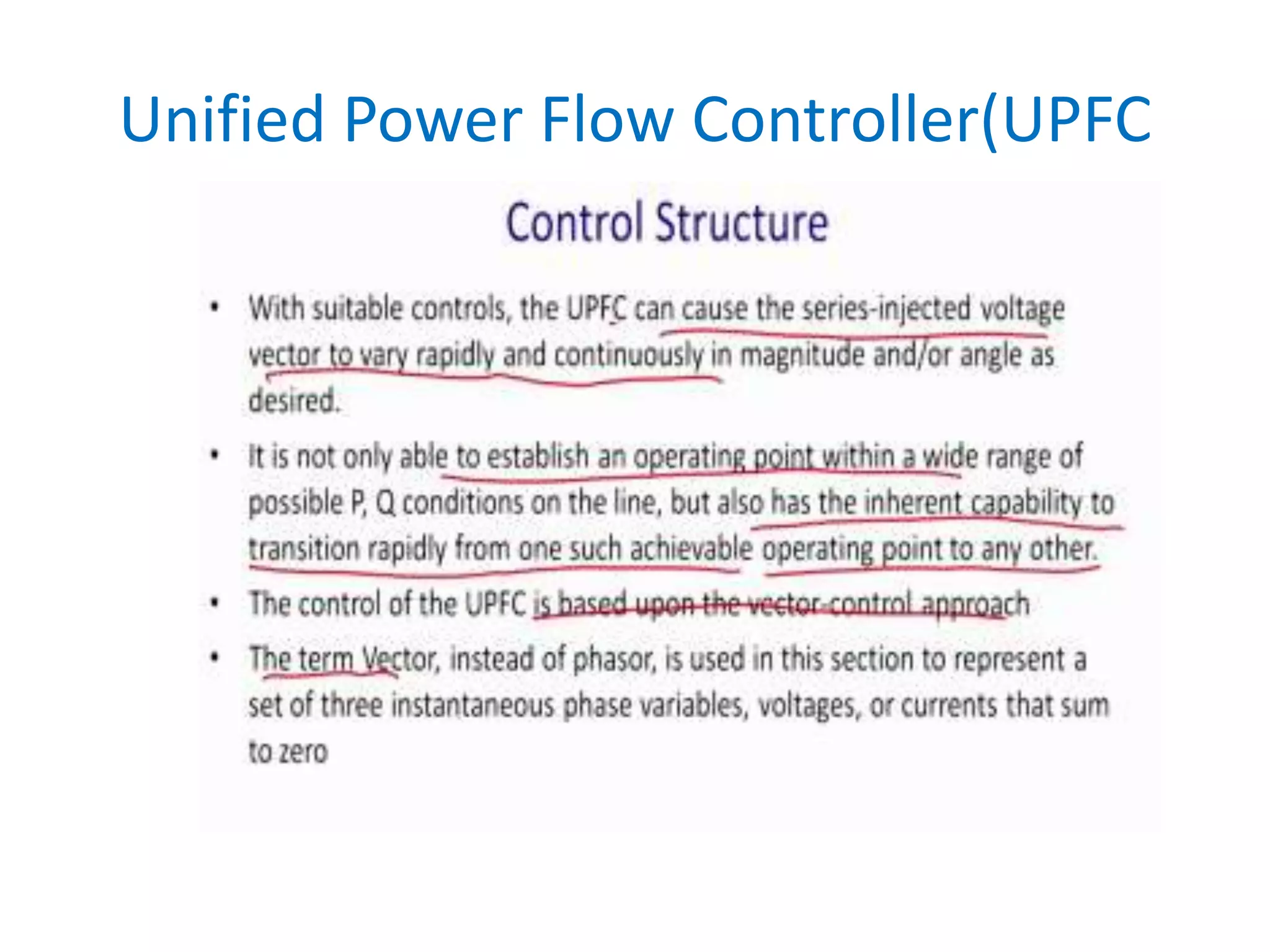 Unified Power Flow Controller(upfc)1 | PPTX