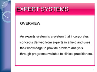 Expert Systems & Prolog | PPT