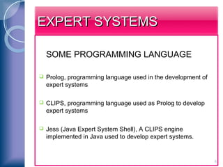 Expert Systems & Prolog | PPT