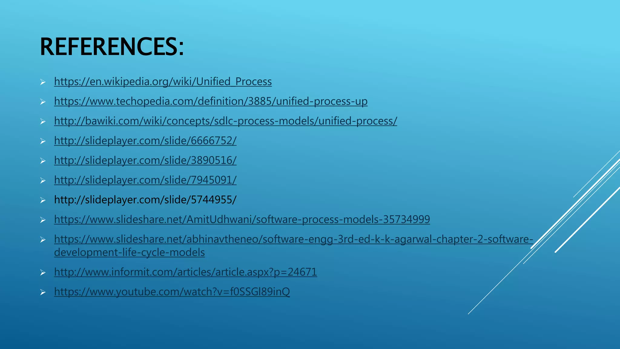 Unified process model | PPTX