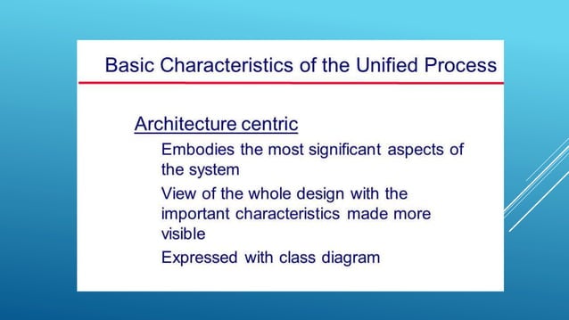 Unified process model | PPTX | Computer Software and Applications | Computing