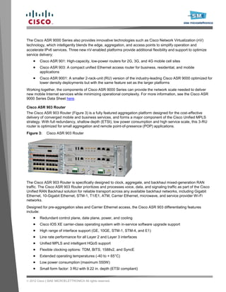 unified ran transport solution cisco-siae microelettronica ...