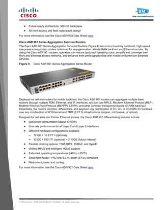 unified ran transport solution cisco-siae microelettronica ...