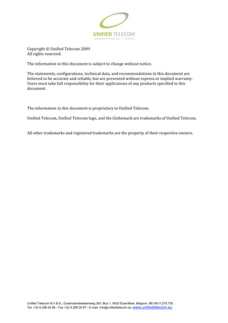 Unified Telecom | PDF