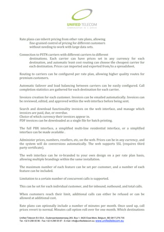 Unified Telecom | PDF