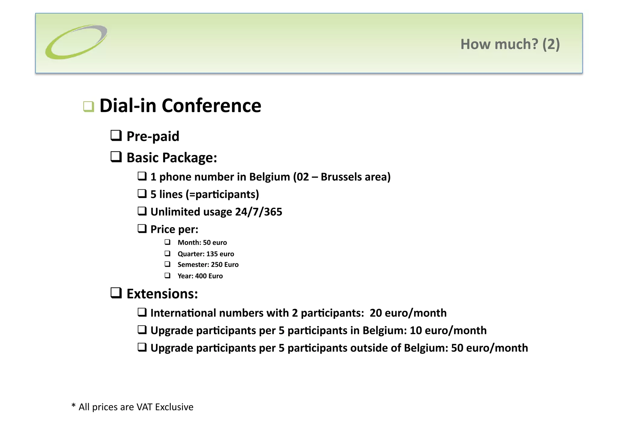 Unified Telecom Virtual Conference Room | PPT