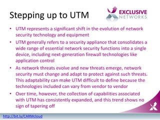 An introduction to Unified Threat Management (UTM), for Dummies | PPTX ...