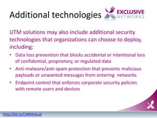 An introduction to Unified Threat Management (UTM), for Dummies | PPT