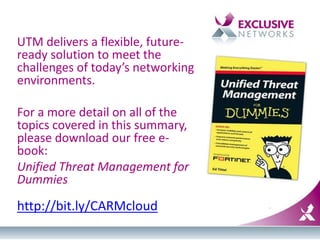 An introduction to Unified Threat Management (UTM), for Dummies | PPTX ...