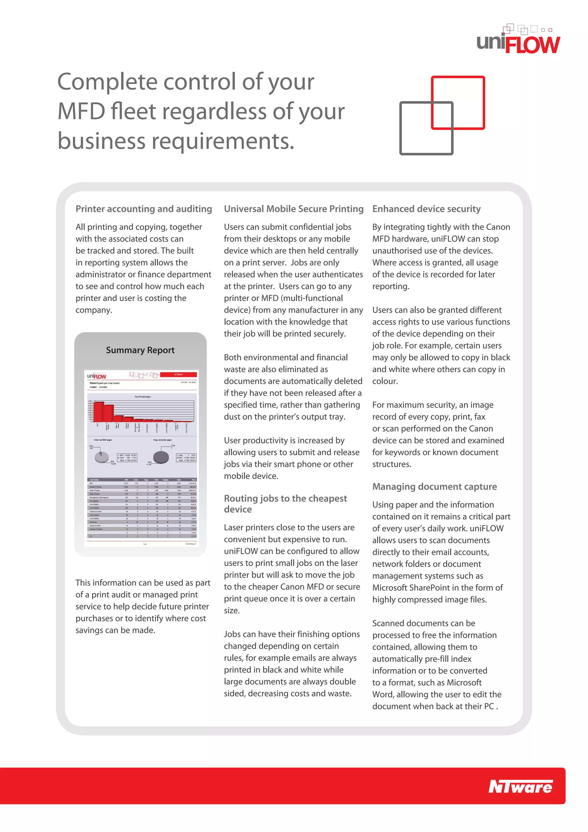 Uniflow brochure v5.1_en[1] | PDF