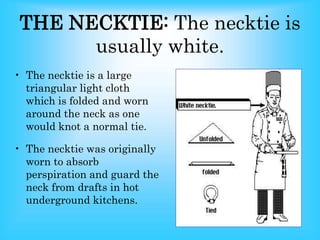 Profissional dress code (chef uniform).pptx