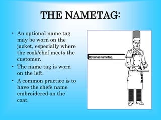 Profissional dress code (chef uniform).pptx