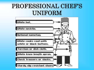 Profissional dress code (chef uniform).pptx