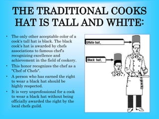 Profissional dress code (chef uniform).pptx
