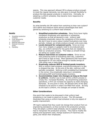 Uniform Load Scheduling | PDF