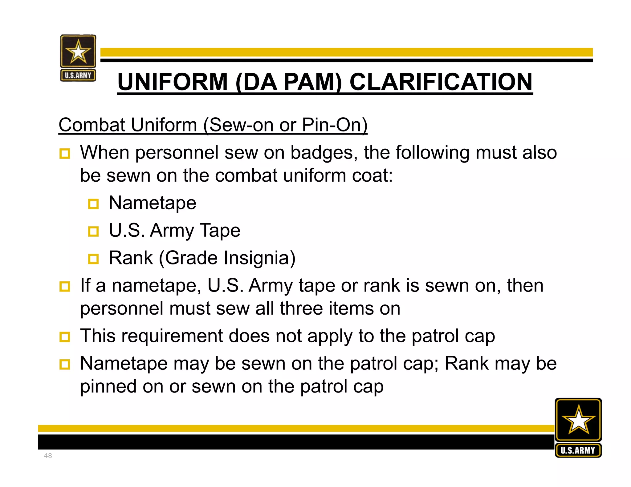 Uniform policy-leaders-training | PDF