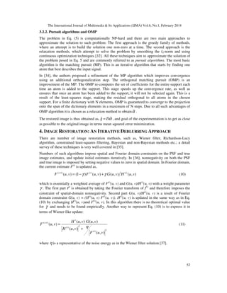 Uniform and non uniform single image deblurring based on sparse representation and adaptive ...