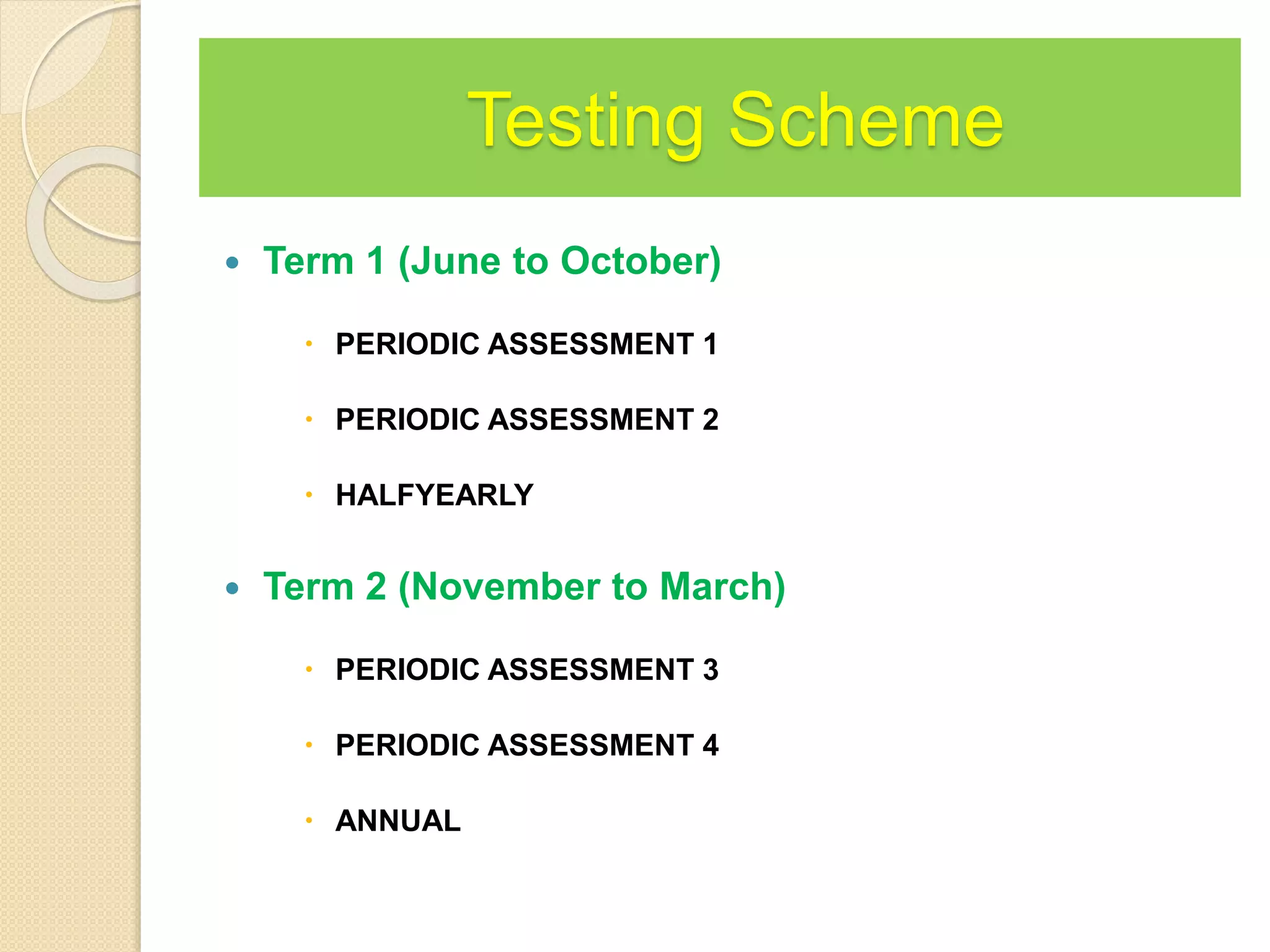 Uniform assessment system | PPTX