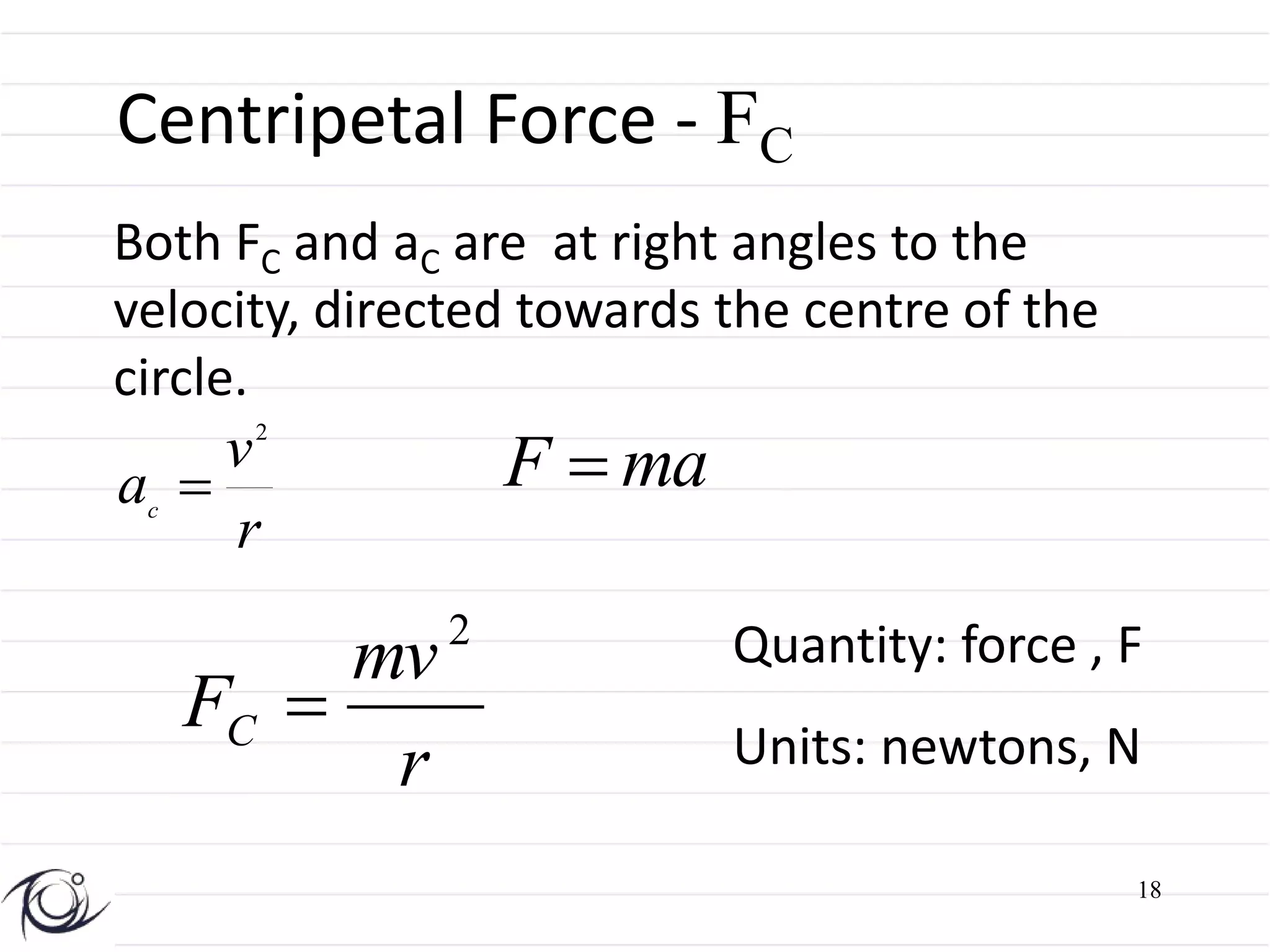 Uniform circular motion worked examples | PPTX